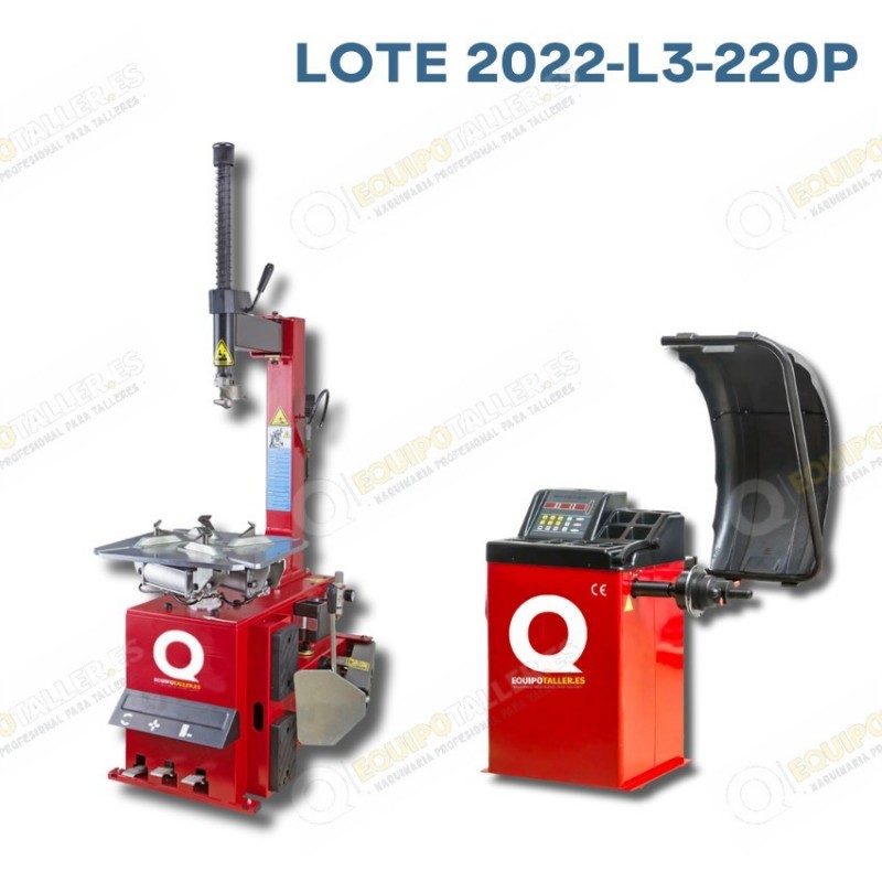 Tire changer and balancer 220v
